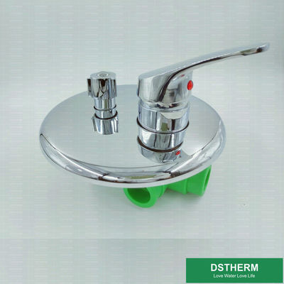 Five Ways Round Cover Ppr Mixer Shower Valve Cold Hot Water Balanced Valve