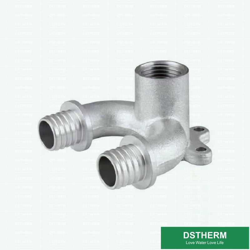 Female Threaded Type U Elbow Press Fittings PEX Brass Fittings Chrome ...