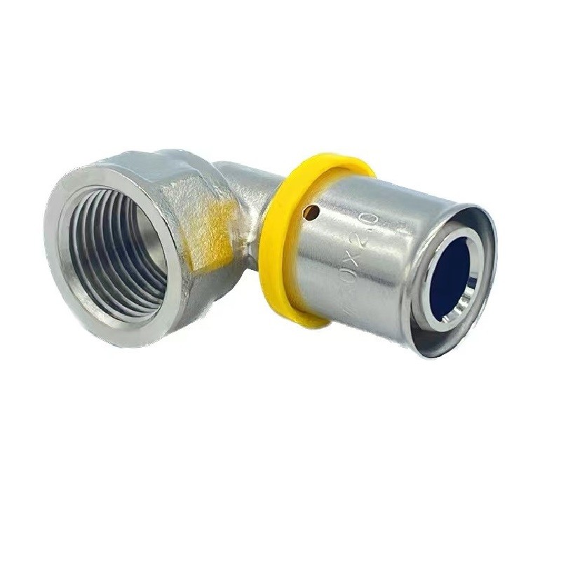 Brass Female Threaded Elbow Press Fittings Aluminum Pex Pipe ...