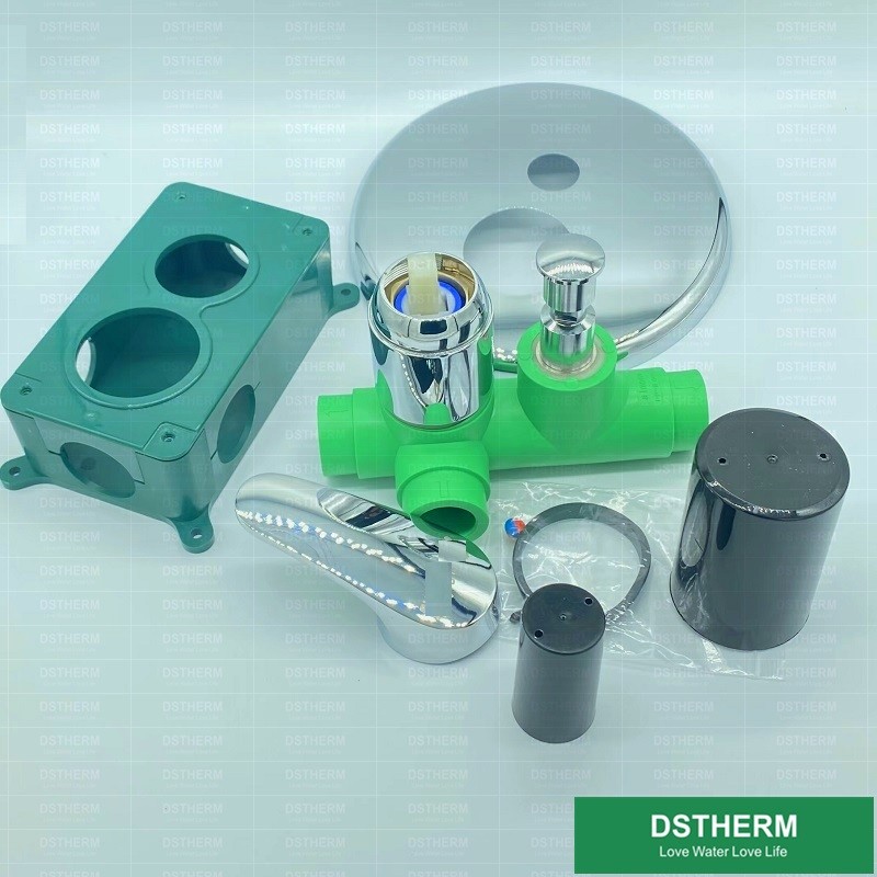 Electrofusion PPR Stop Valve Plastic Mixer Shower Valve With Protection ...
